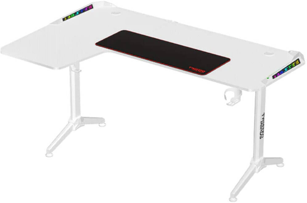 Twisted Minds Warrior L Shaped Left Gaming Desk, 110cm x 70cm x 13.5cm ...