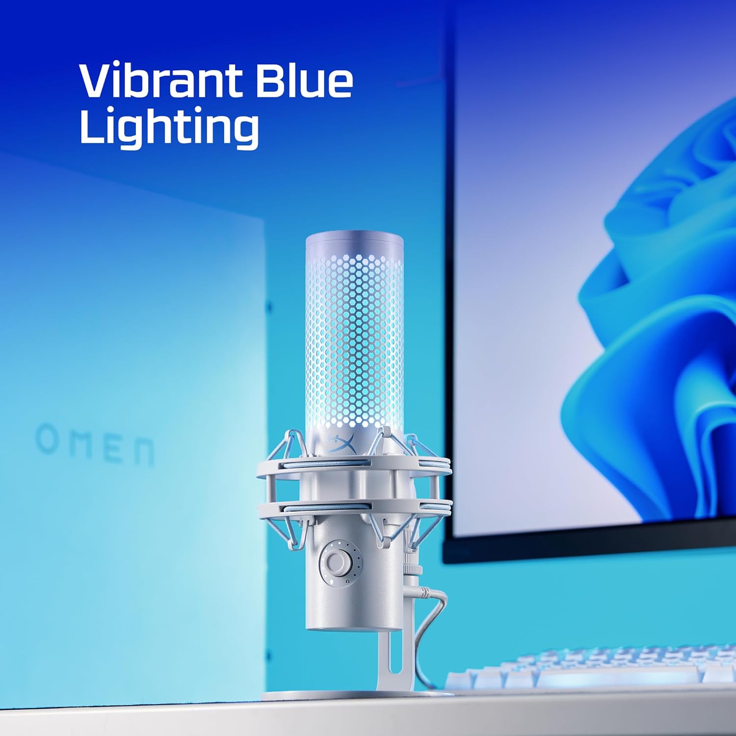 HyperX QuadCast 2 Frost – USB Microphone for Gaming, Streaming & Podca ...