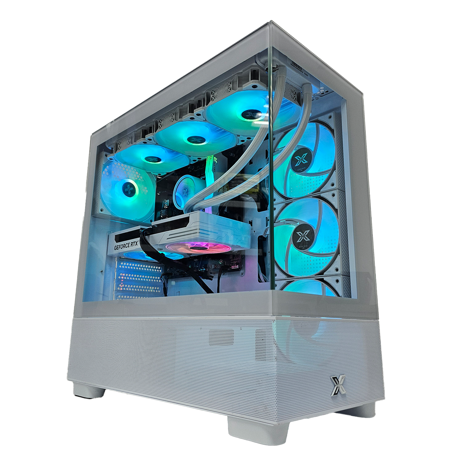 HIGH GAMING PC WHITE 3 - 5060 EX White 8GB GDDR7 - i5-13400F - بي سي أ ...