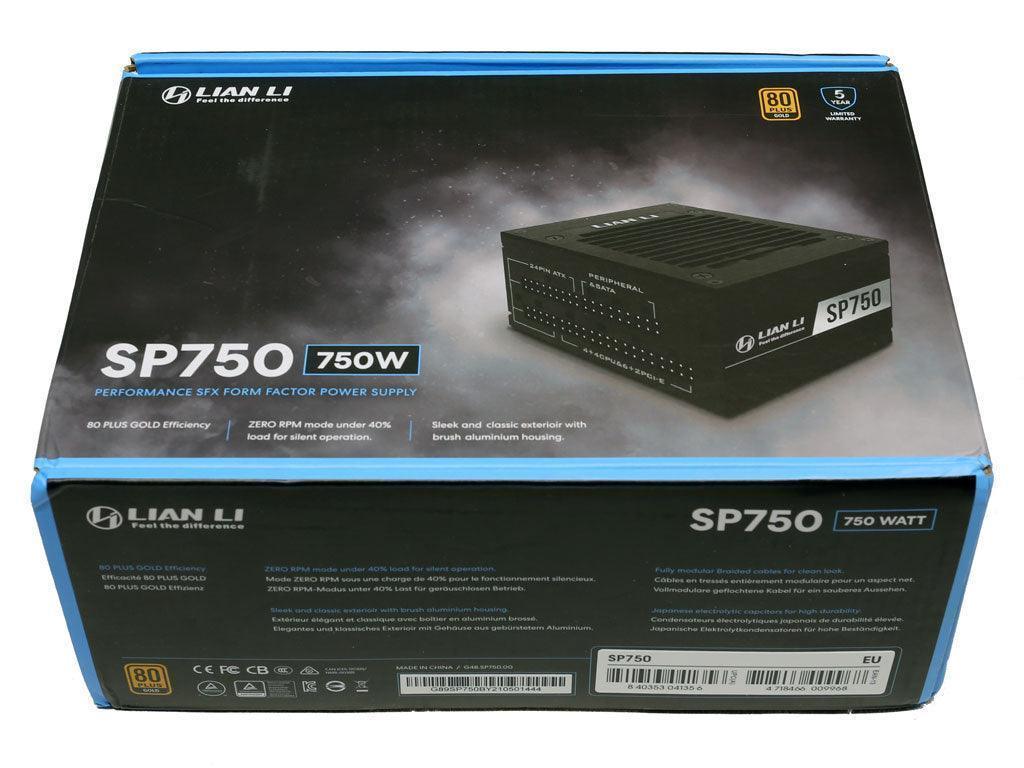 Lian Li SP 750 Performance SFX Form Factor 80+ Gold Fully Modular Powe ...